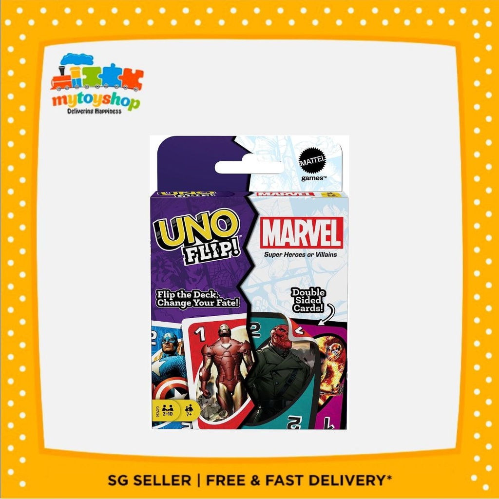 UNO FLIP Marvel Edition Card Game | My Toy Shop