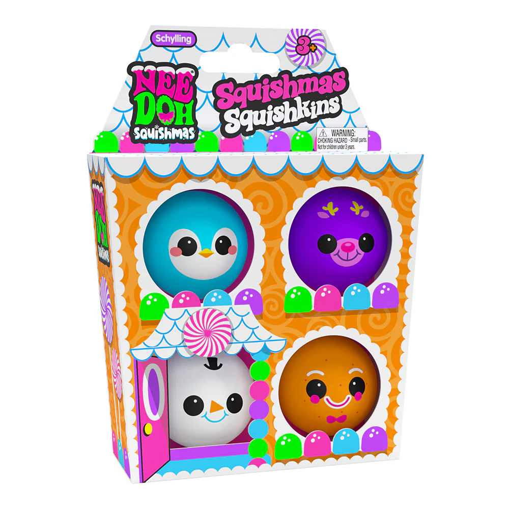NeeDoh Squishmas Squishkins (Pack of 4 ) | My Toy Shop