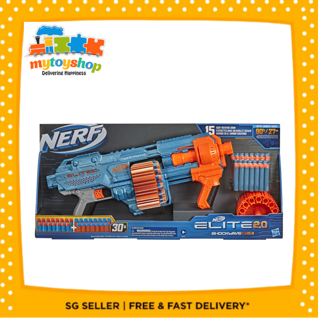 Nerf Elite 2.0 Shockwave RD-15 | My Toy Shop