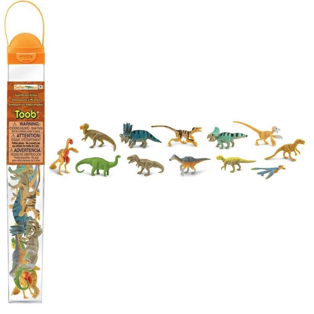 Safari Ltd Feathered Dinos Toobs | My Toy Shop