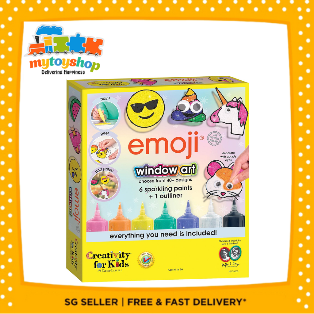 Creativity for Kids Emoji Window Art | My Toy Shop