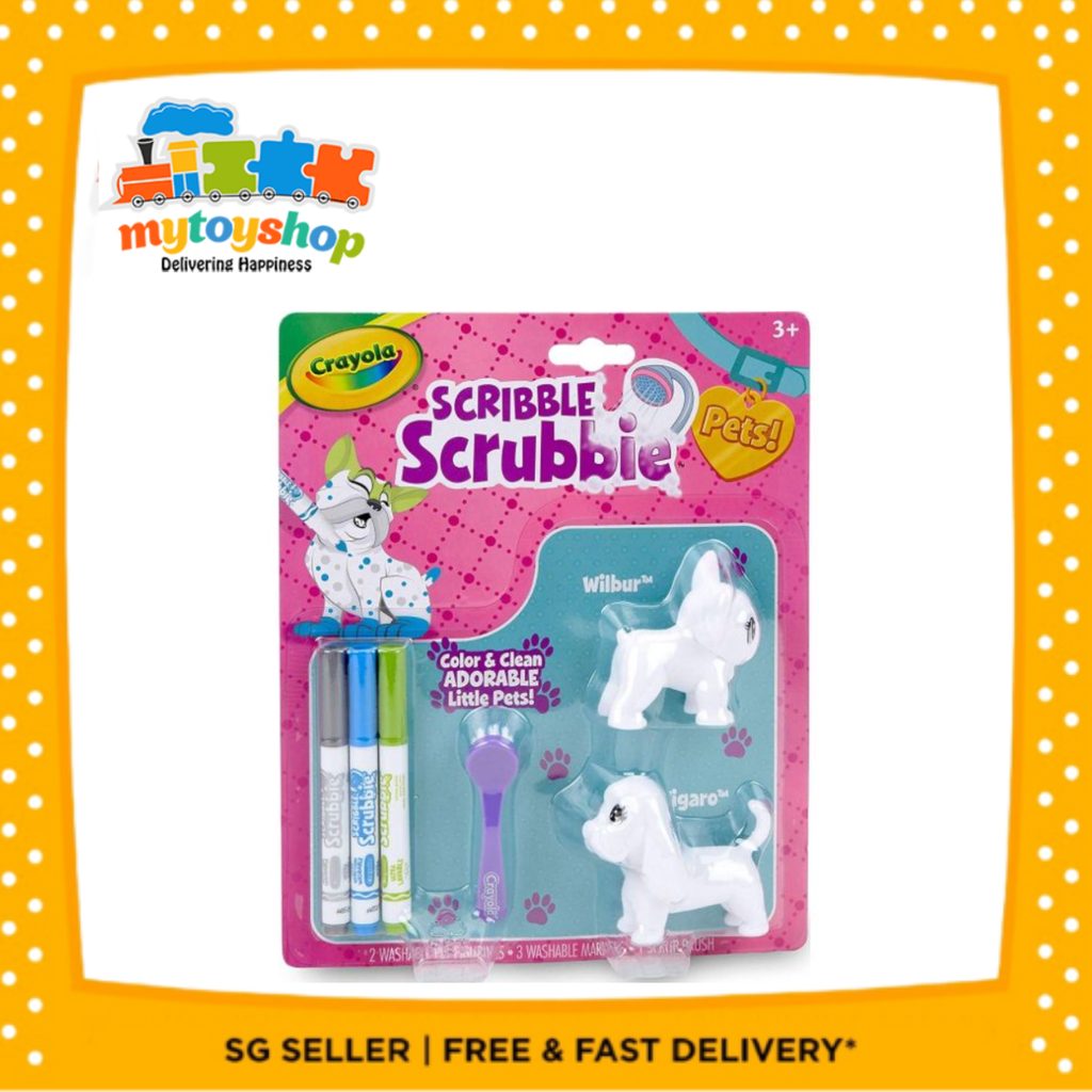 Crayola Scribble Scrubbie Pets Dog Pack Animal Toy Set | My Toy Shop