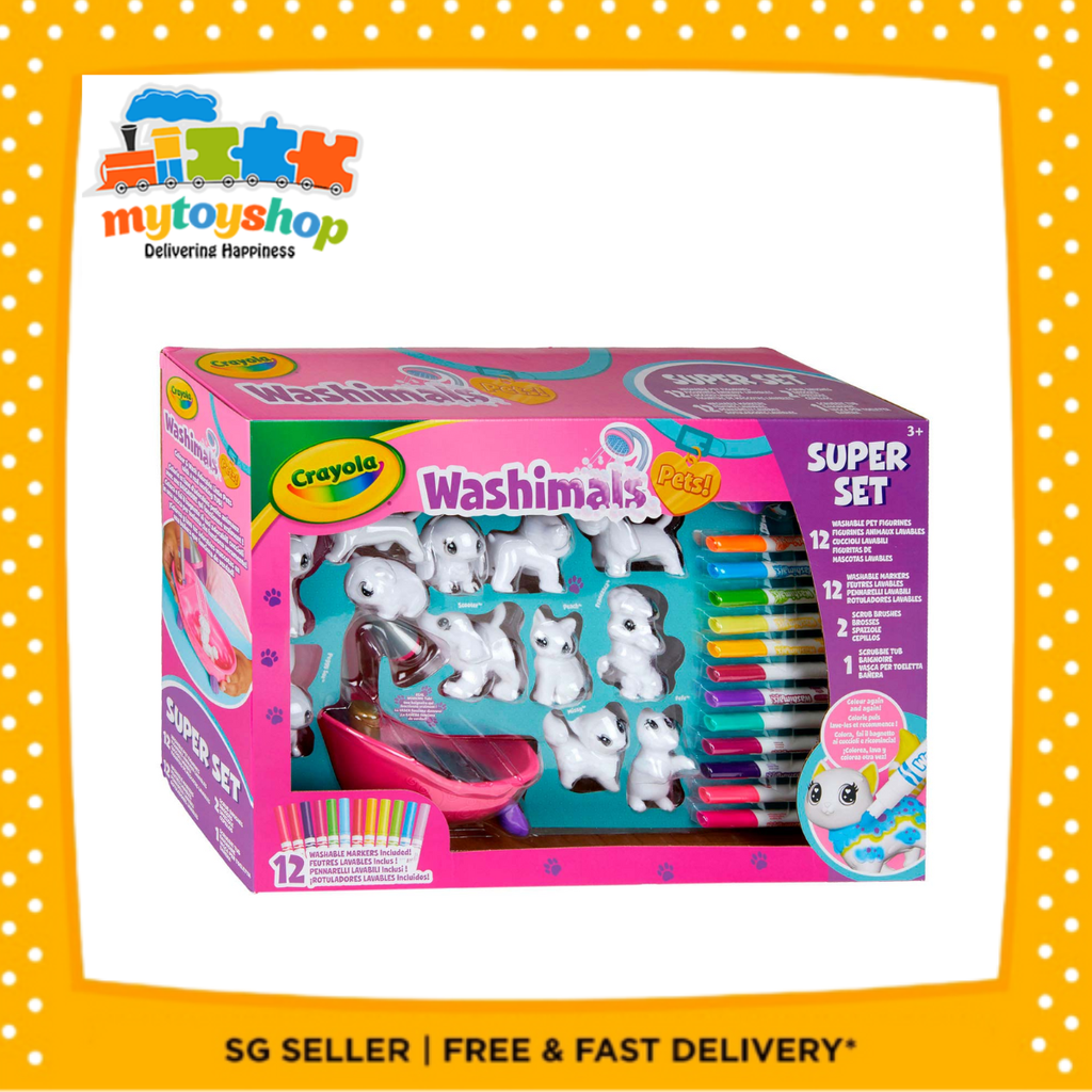 Crayola Washimals Pets Super Set | My Toy Shop