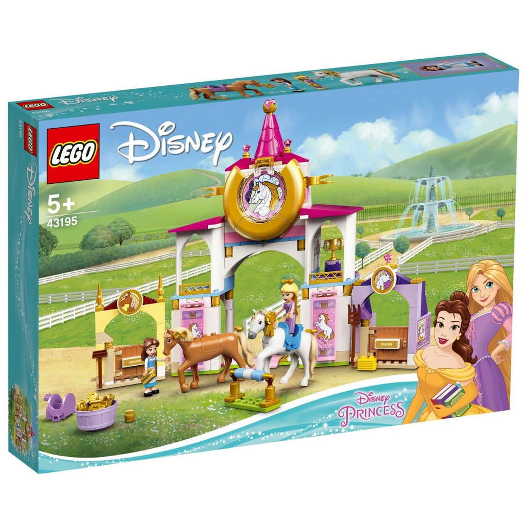 LEGO 43195 Disney Belle and Rapunzel Royal Stables | My Toy Shop