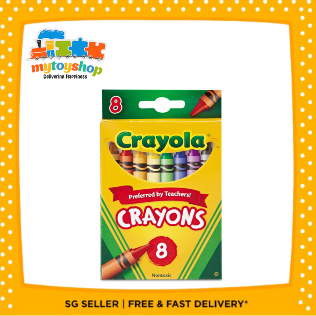 Crayola 8ct Classic Color Crayons- Bundle of 5 | My Toy Shop
