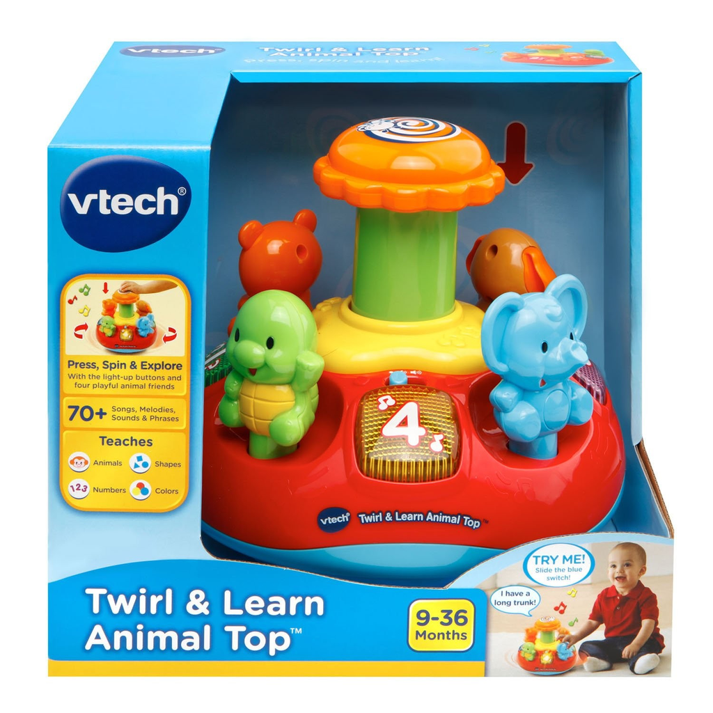 Vtech Twirl & Learn Animal Top | My Toy Shop
