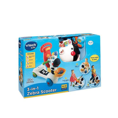 VTech 3 in 1 Zebra Learning Scooter | My Toy Shop