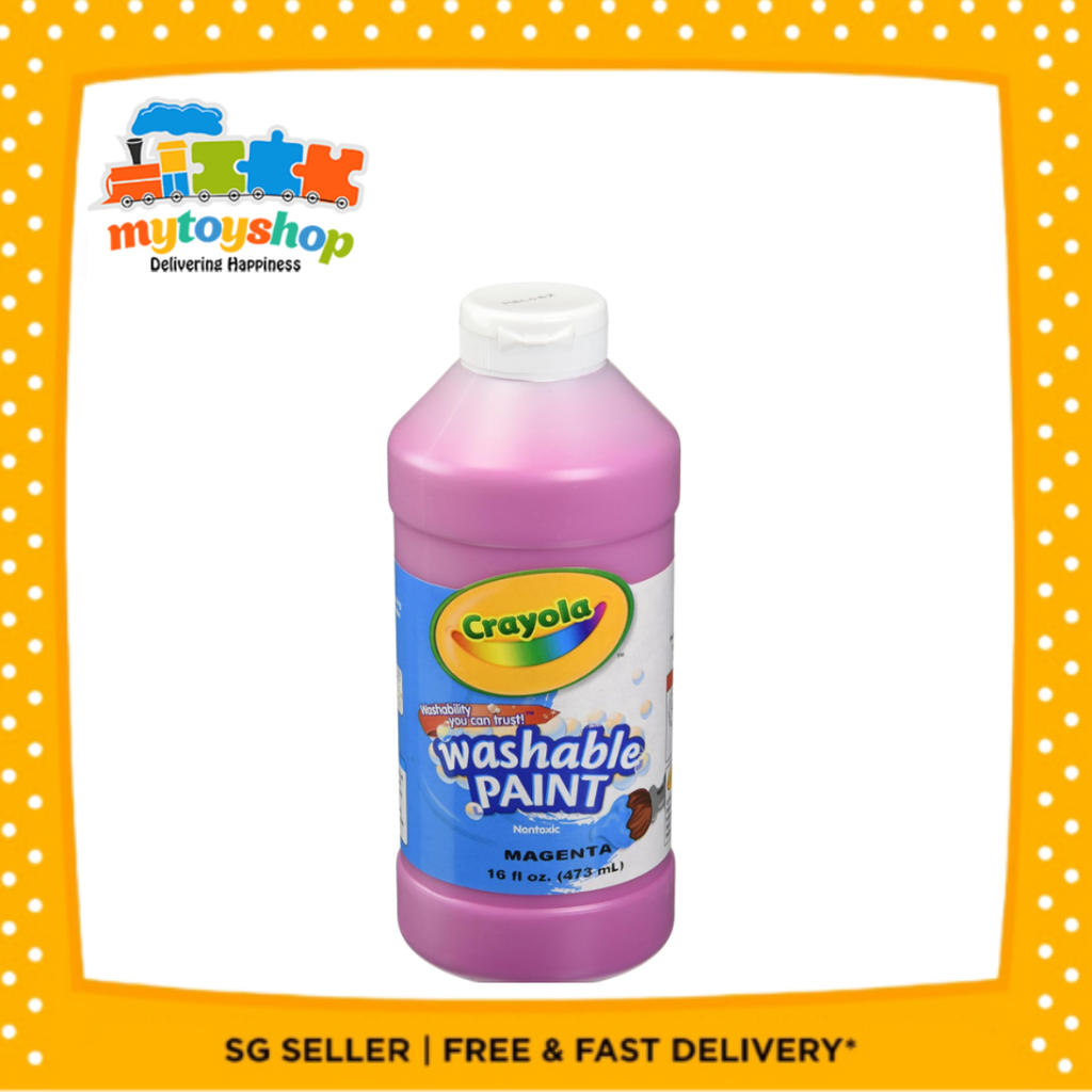Crayola Washable Paint 16 oz. Magenta | My Toy Shop