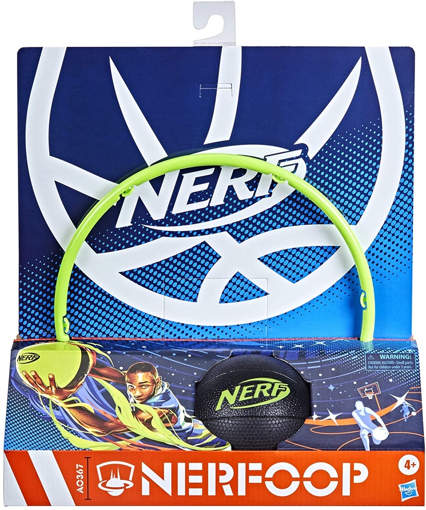 NERF Nerfoop -- The Classic Mini Foam Basketball and Hoop | My Toy Shop