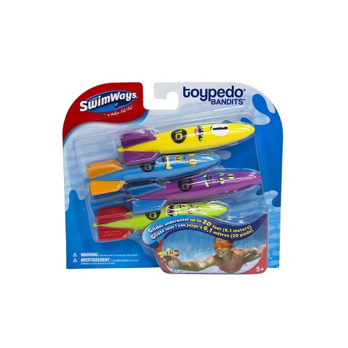 SwimWays Toypedo Bandits - 4 Pack | My Toy Shop