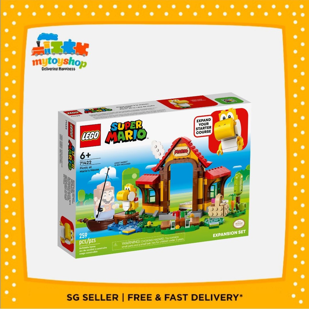 LEGO 71422 Super Mario Picnic at Mario's House Expansion Set | My Toy Shop