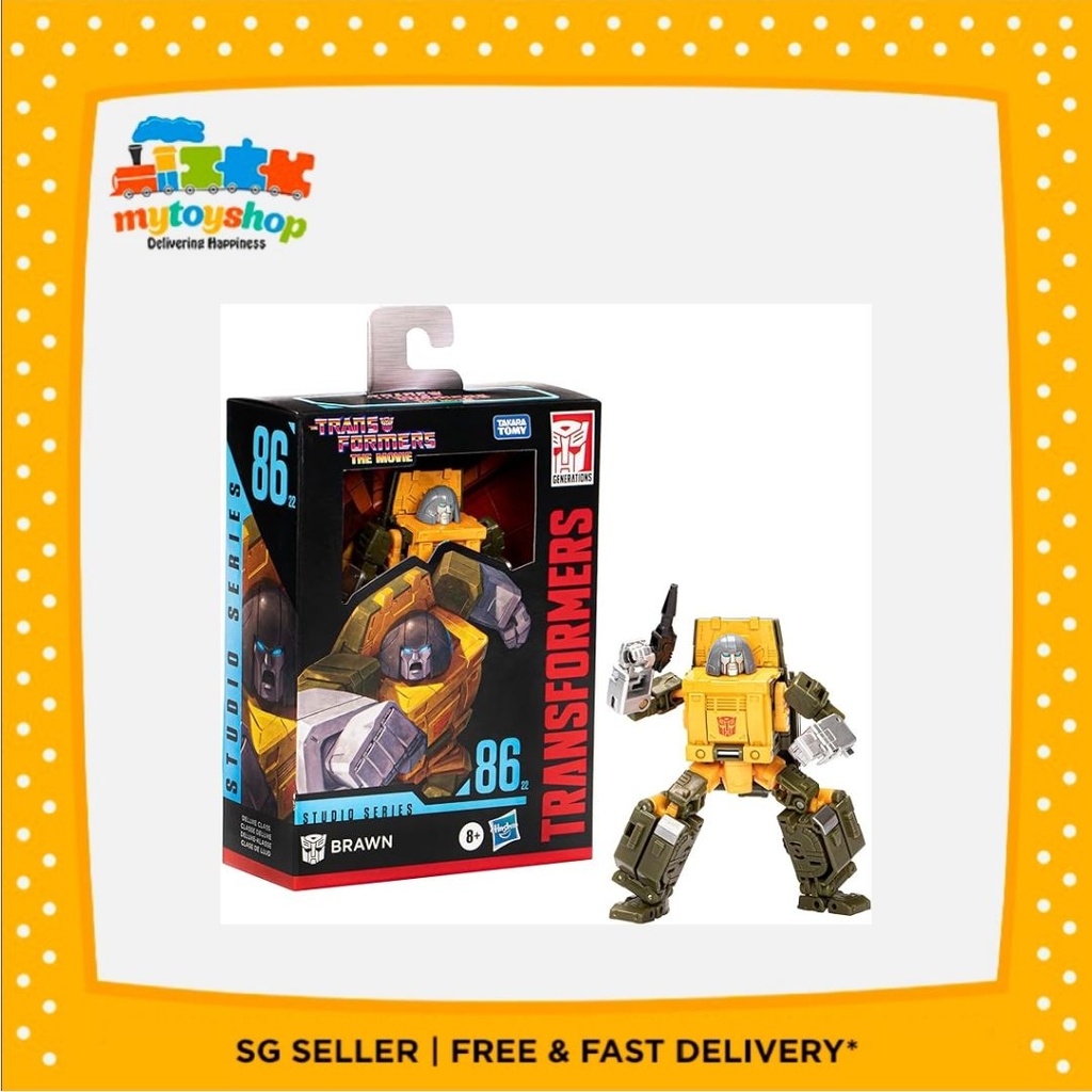 Transformers Studio Series Deluxe The Movie Brawn Action Figure | My ...
