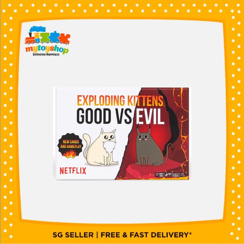 Exploding Kittens Good vs Evil Card Game | My Toy Shop