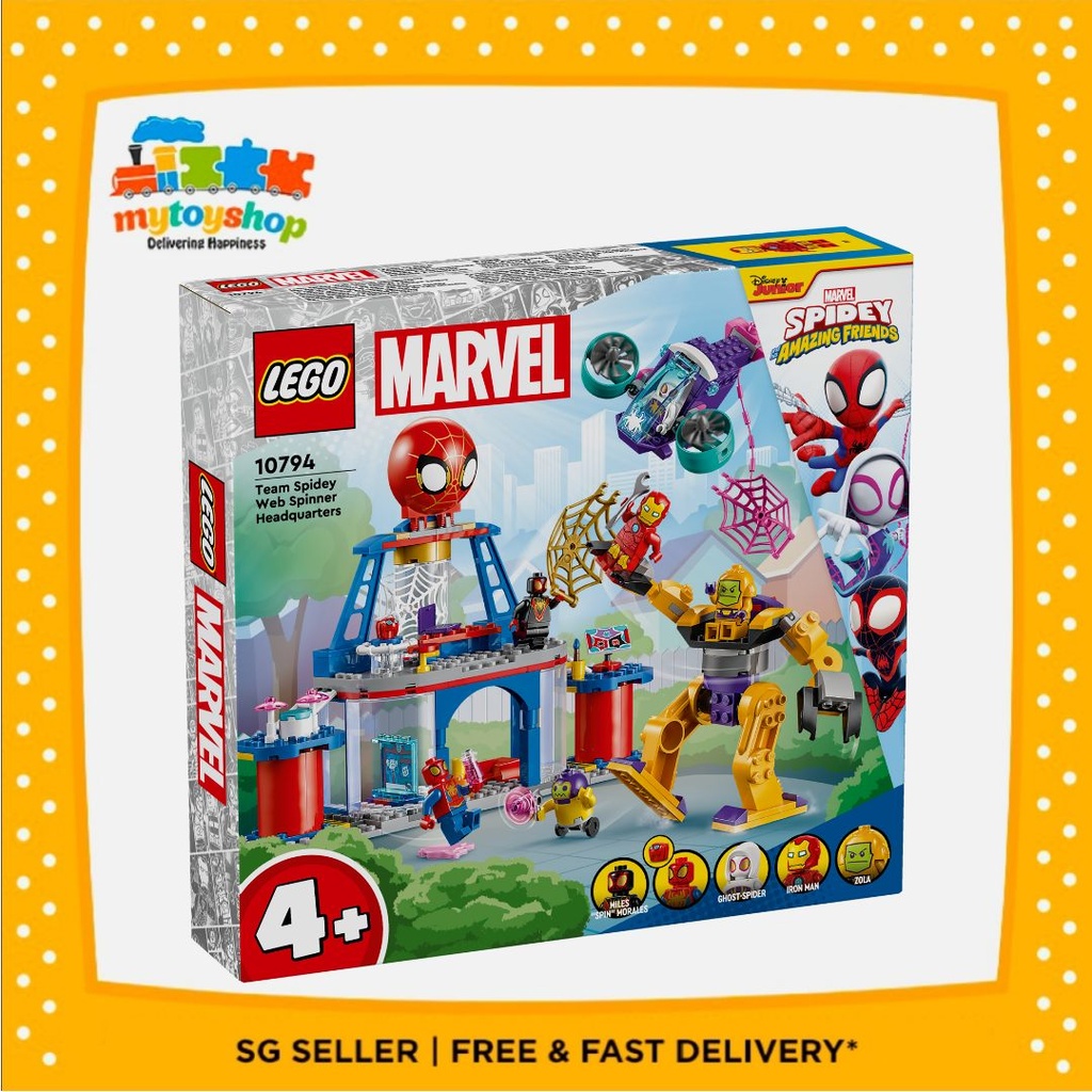 LEGO 10794 Spidey Team Spidey Web Spinner Headquarters | My Toy Shop
