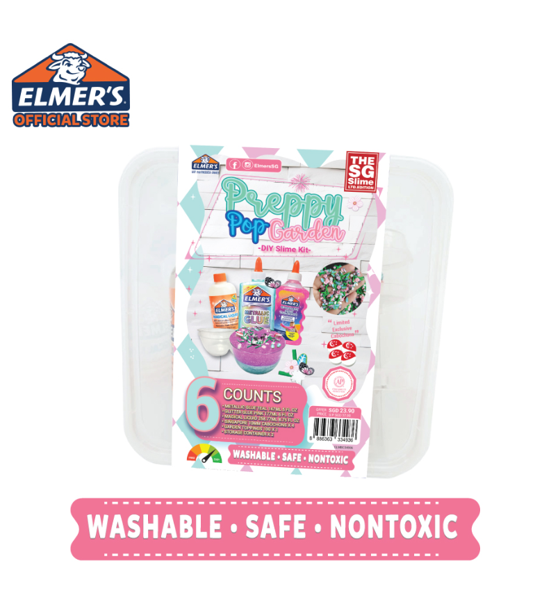 Elmers Preppy Pop Garden DIY Slime Kit | My Toy Shop