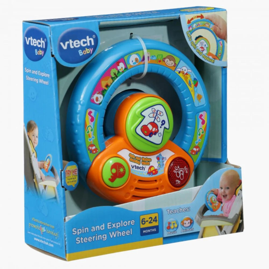 Vtech Spin n Explore Steering Wheel | My Toy Shop