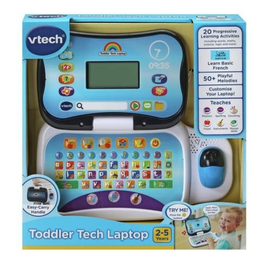 Vtech Toddler Tech Laptop Blue | My Toy Shop